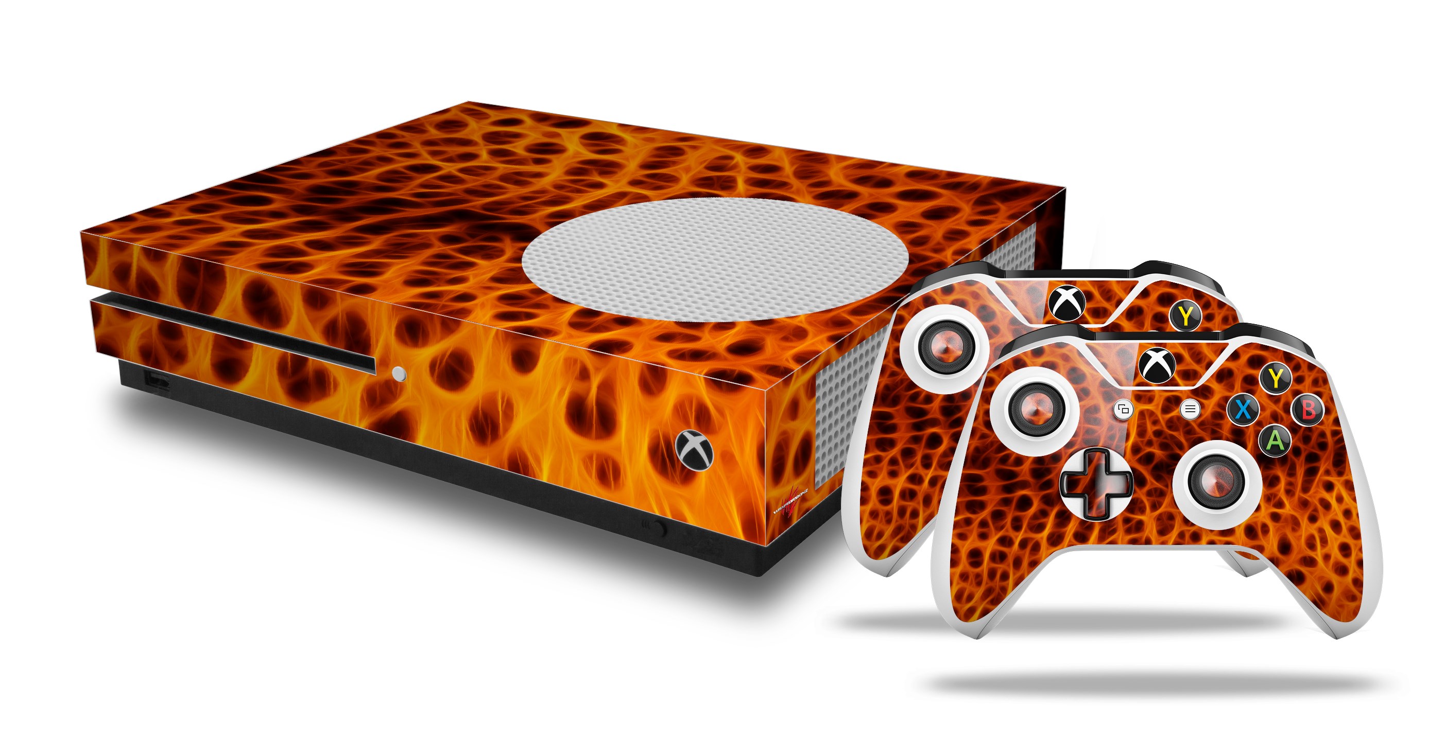 XBOX One S Console Controller Bundle Skins Fractal Fur Cheetah ...