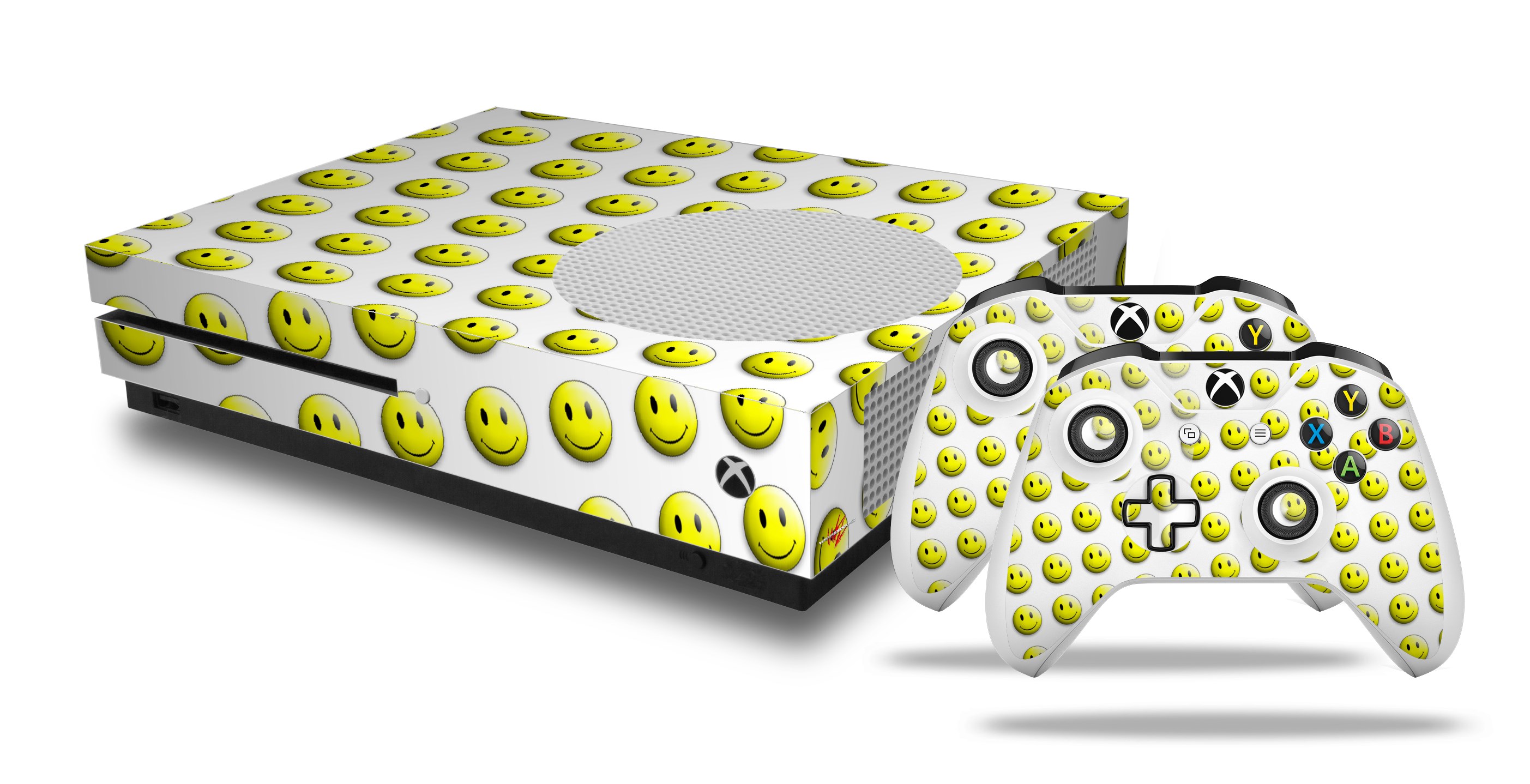 XBOX One S Console Controller Bundle Skins Smileys | WraptorSkinz